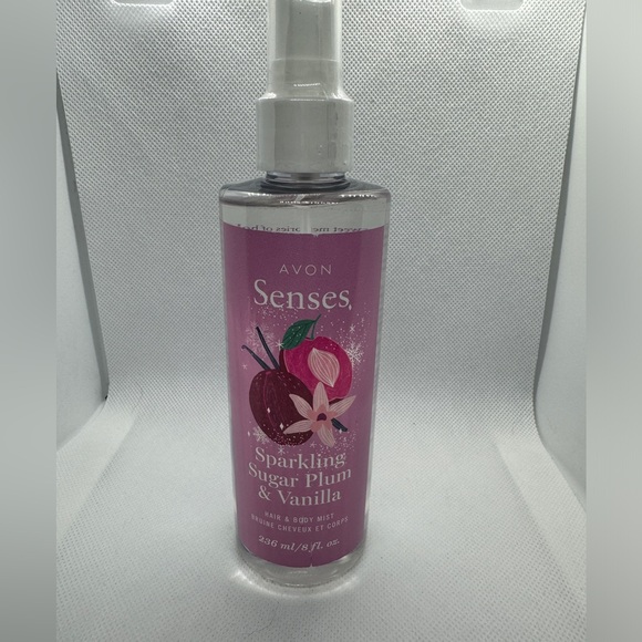 Avon | Hair | Avon Senses Sparkling Sugar Plum Vanilla Hair Body Mist ...